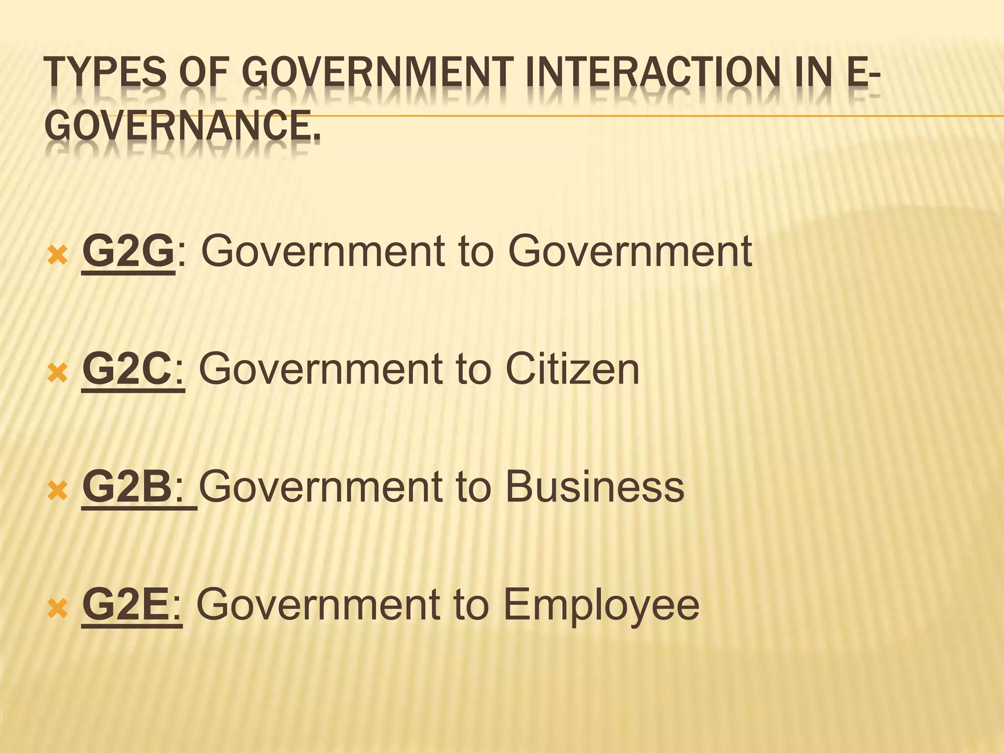 E Governance in INDIA | PPTX