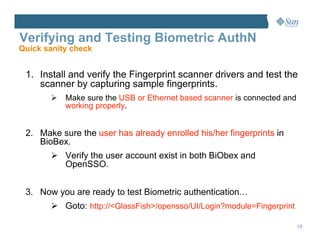 Stronger Authentication with Biometric SSO | PDF | Operating Systems | Computer Software and ...