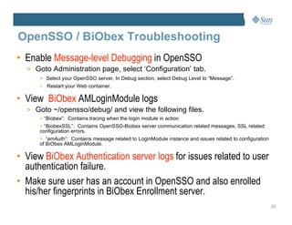 Stronger Authentication with Biometric SSO | PDF | Operating Systems | Computer Software and ...