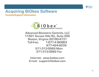 Stronger Authentication with Biometric SSO | PDF | Operating Systems | Computer Software and ...
