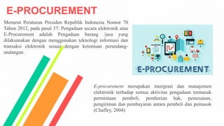 E-PROCURMENT | PPT