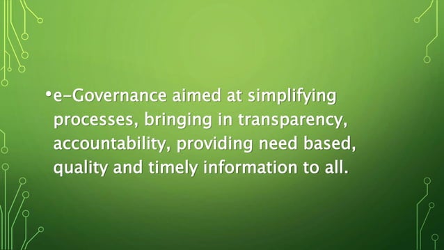 E governance | PPT