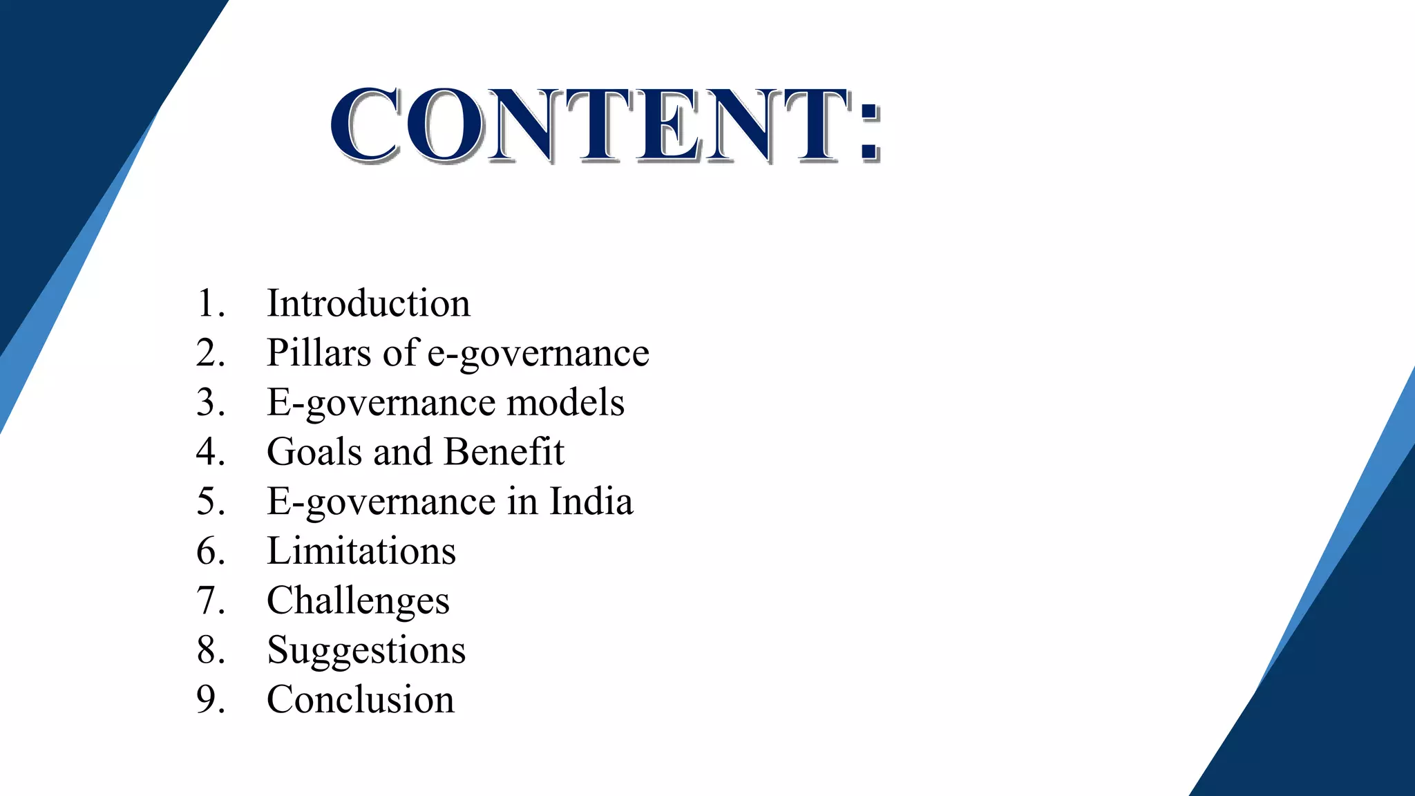 E-Governance | PPTX | Internet | Computing