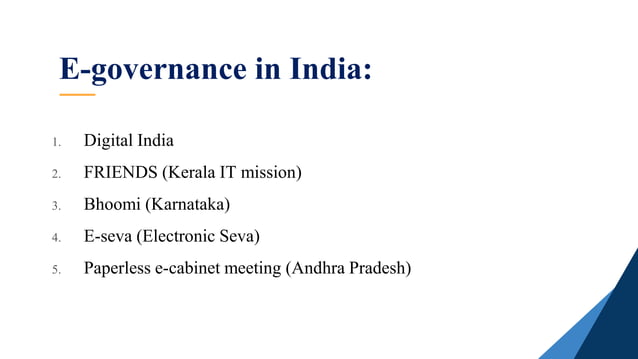 E-Governance | PPT