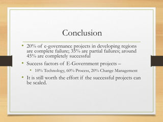 E Governance and the effects related with it | PPT