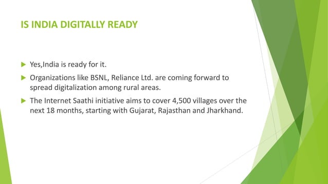 E governance and digital india initiative | PPTX | Internet | Computing