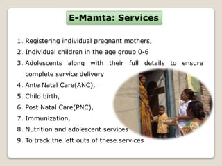 E-governance e-mamta assignment ppt | PPTX