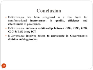 E governance in ULB | PPTX