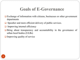 E governance in ULB | PPTX
