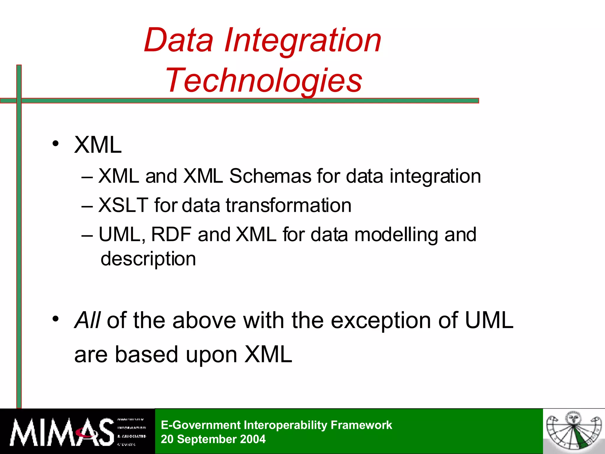 e-Government Interoperability Framework | PPT