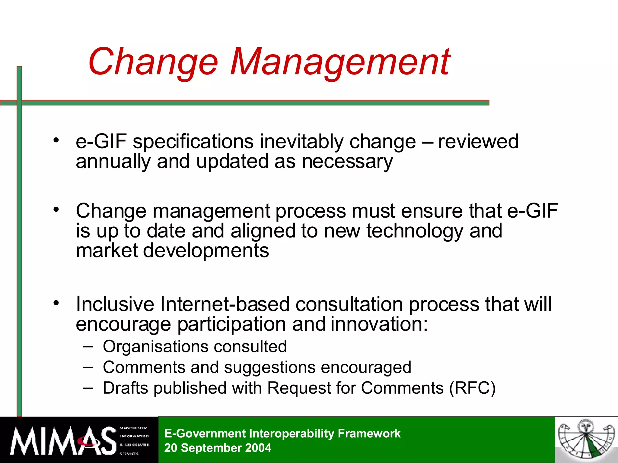 e-Government Interoperability Framework | PPT