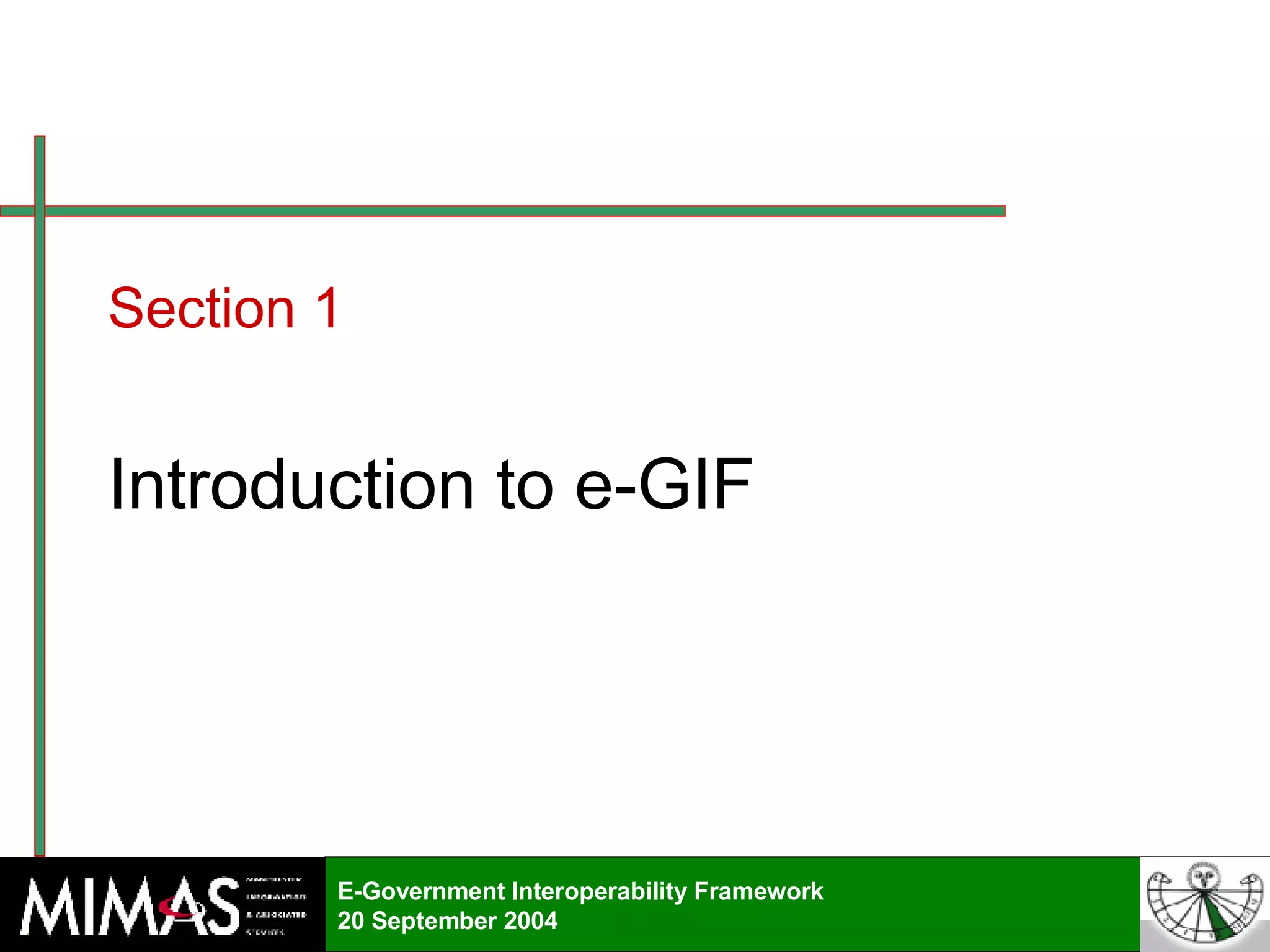 e-Government Interoperability Framework | PPT