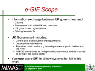 e-Government Interoperability Framework | PPT