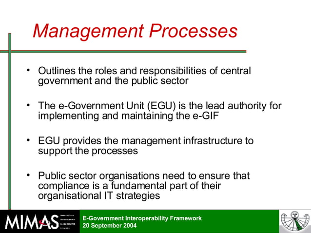 e-Government Interoperability Framework | PPT