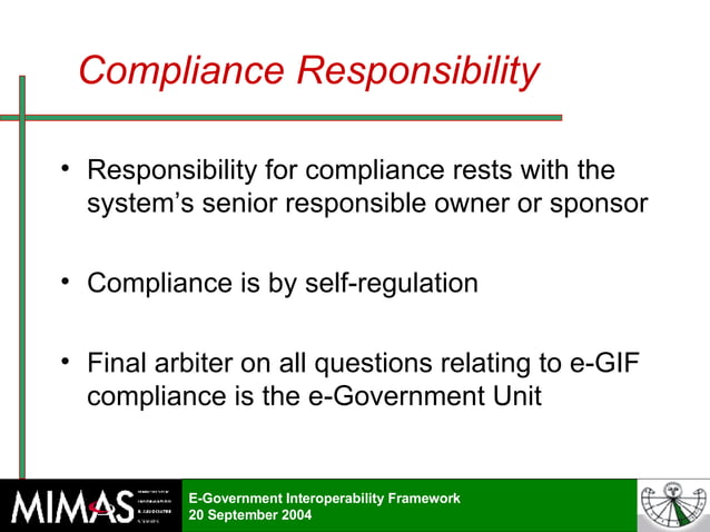 e-Government Interoperability Framework | PPT