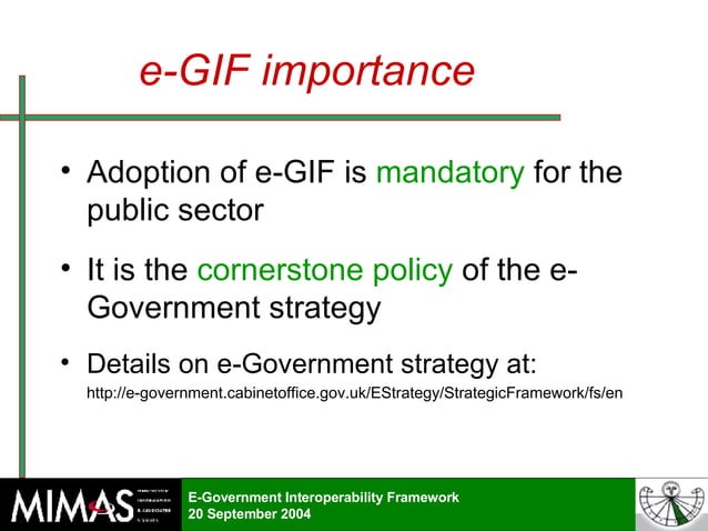 e-Government Interoperability Framework | PPT