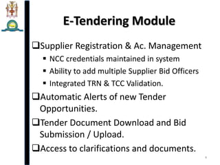 E-Goverment Procurement Presentation - MoFPS | PPT