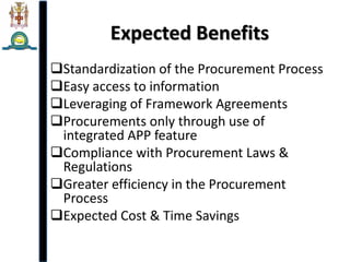 E-Goverment Procurement Presentation - MoFPS | PPT