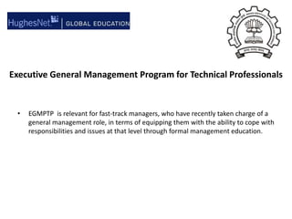 Executive General Management Program for Technical Professionals by at ...