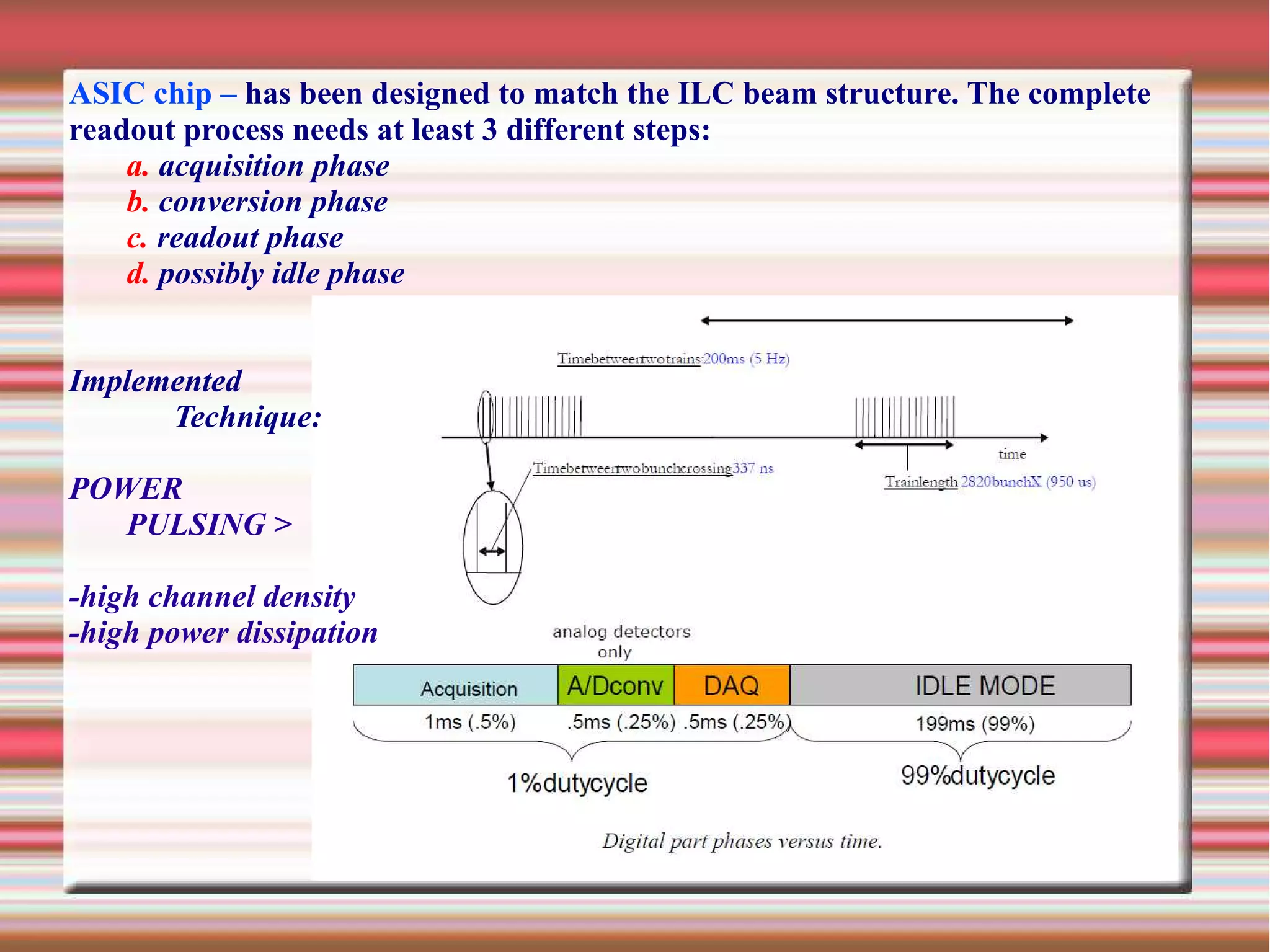 Particle flow calorimeter with ASIC readout | PPT