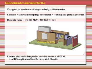 Particle flow calorimeter with ASIC readout | PPT