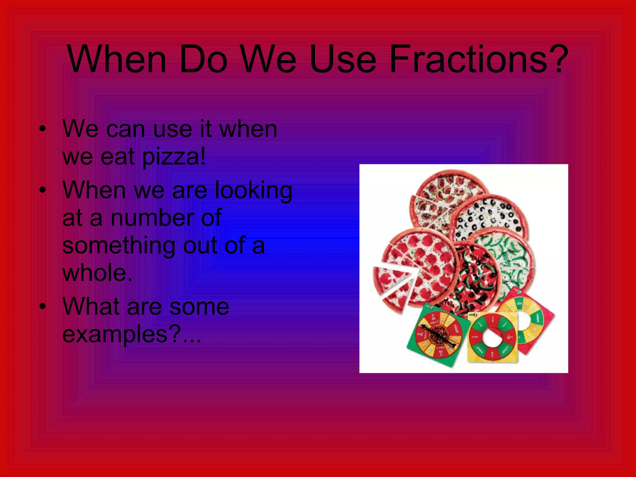 Fractions with movie | PPT