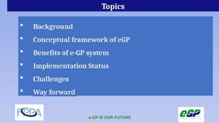 eGP Presentation Final for Medias in ethiopia | PPTX | Business | Business and Finance