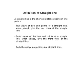 projection of points-engineering graphics | PPT