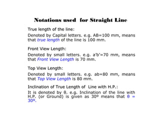 projection of points-engineering graphics | PPT