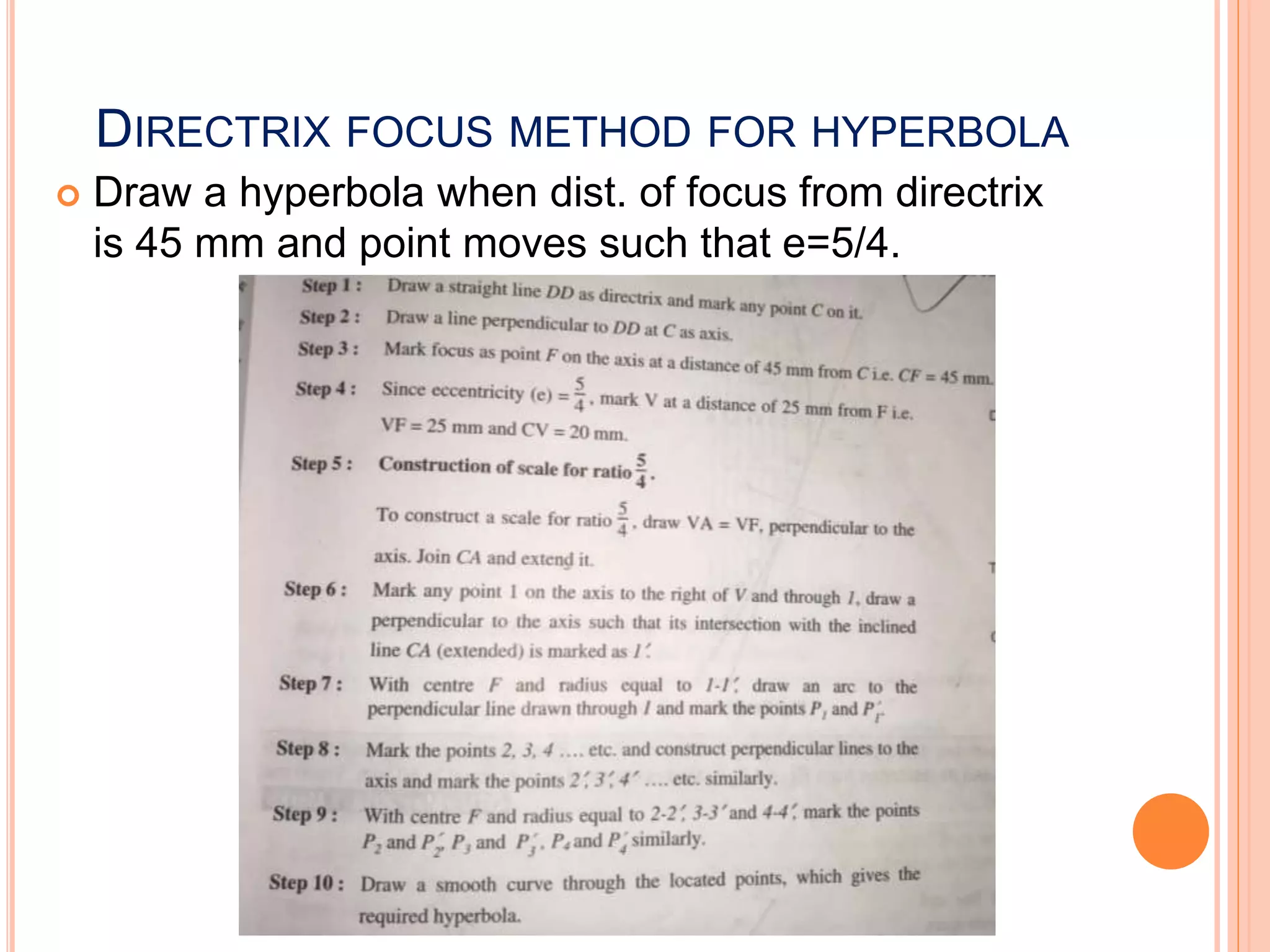 Parabola, hyperbola and its applications | PPTX