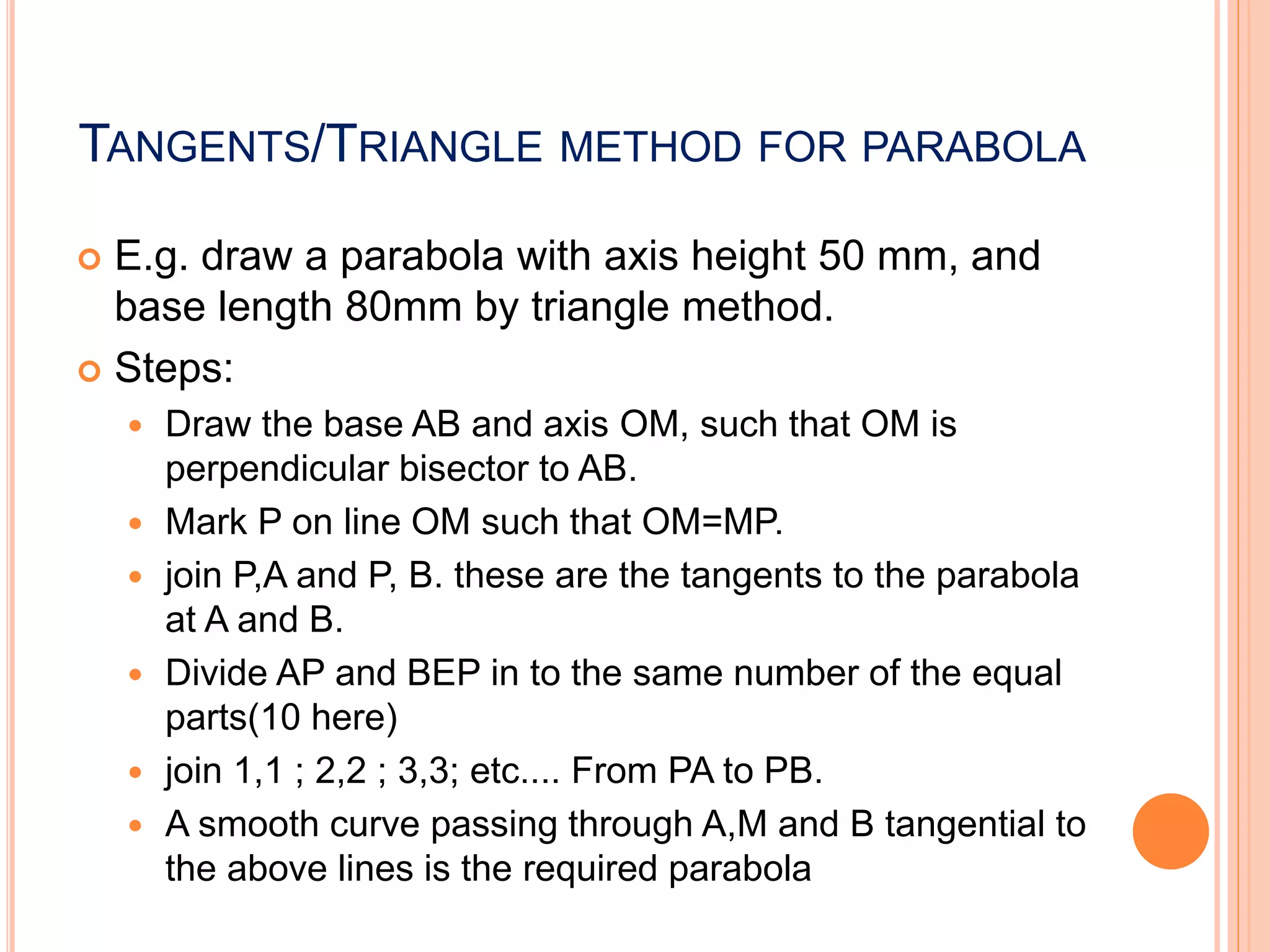 Parabola, hyperbola and its applications | PPTX