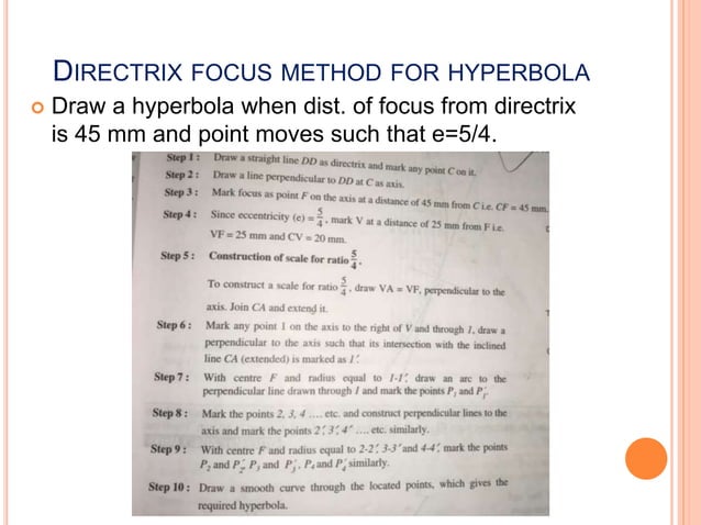 Parabola, hyperbola and its applications | PPTX