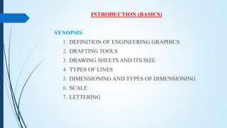Engineering Graphics - Introduction PPT | PPTX
