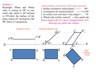 Eg projection of plane | PPT