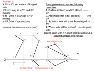 Eg projection of plane | PPT