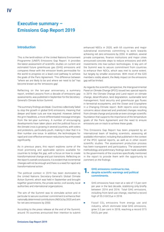 UNEP emission gap report 2019 | PDF