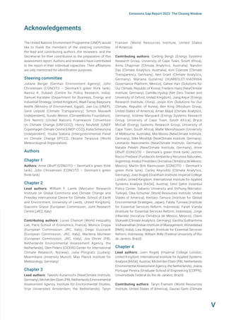 UNEP Emission Gap Report 2022 | PDF