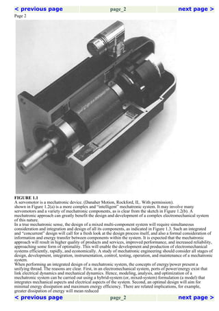 Mechatronics integrated aproach | PDF