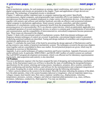 Mechatronics integrated aproach | PDF