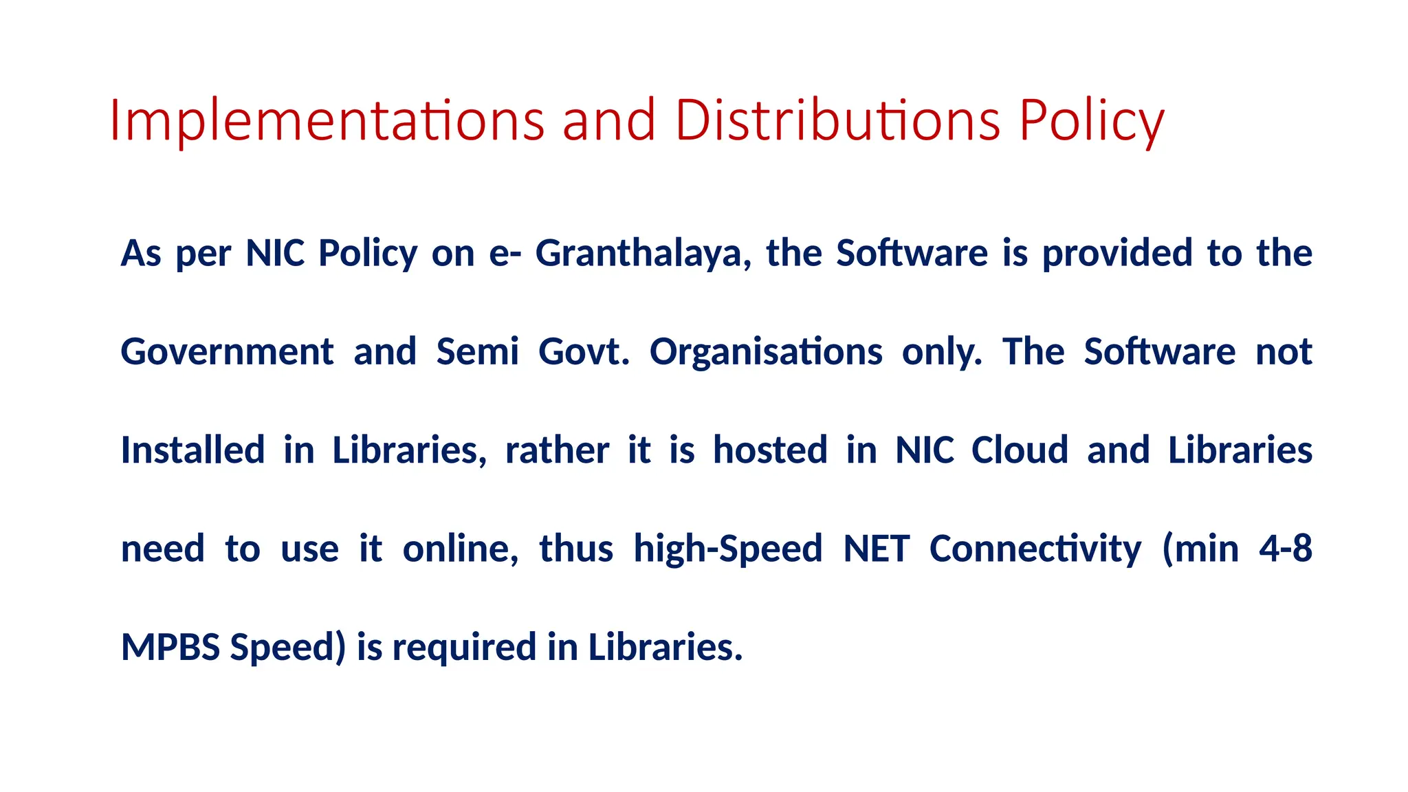 e-granthalaya 4.0 NIC Software for Library | PPTX