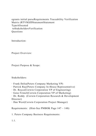 egrants initial parseRequirements Traceability Verification Matrix.docx