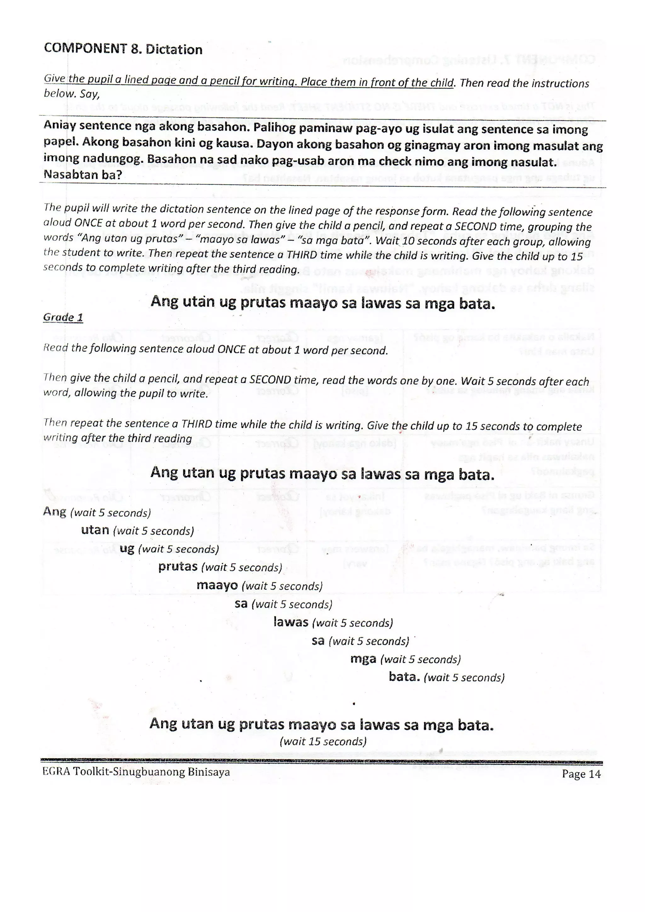 Egra toolkit sinugbuanong binisaya | DOC