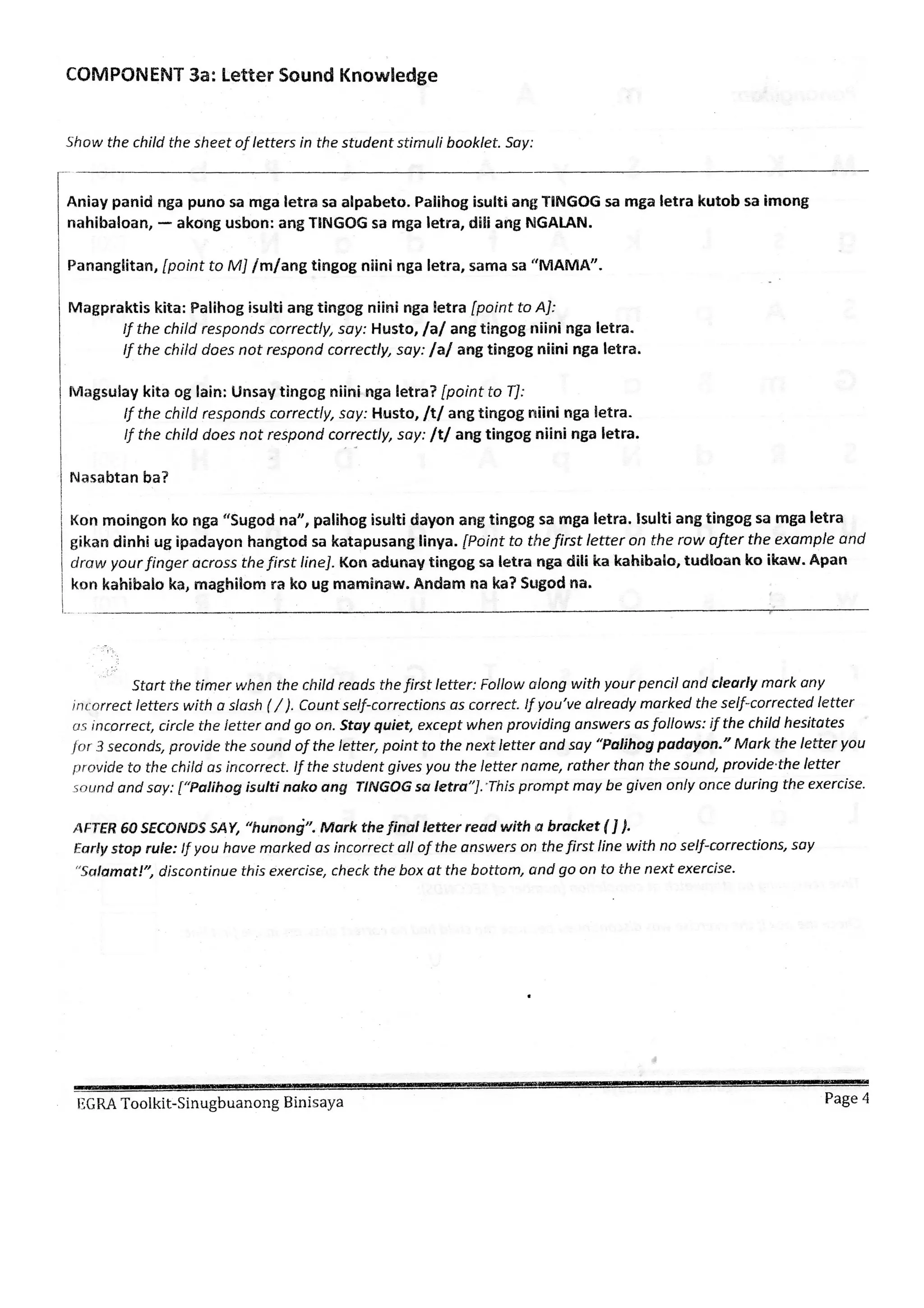 Egra toolkit sinugbuanong binisaya | DOC