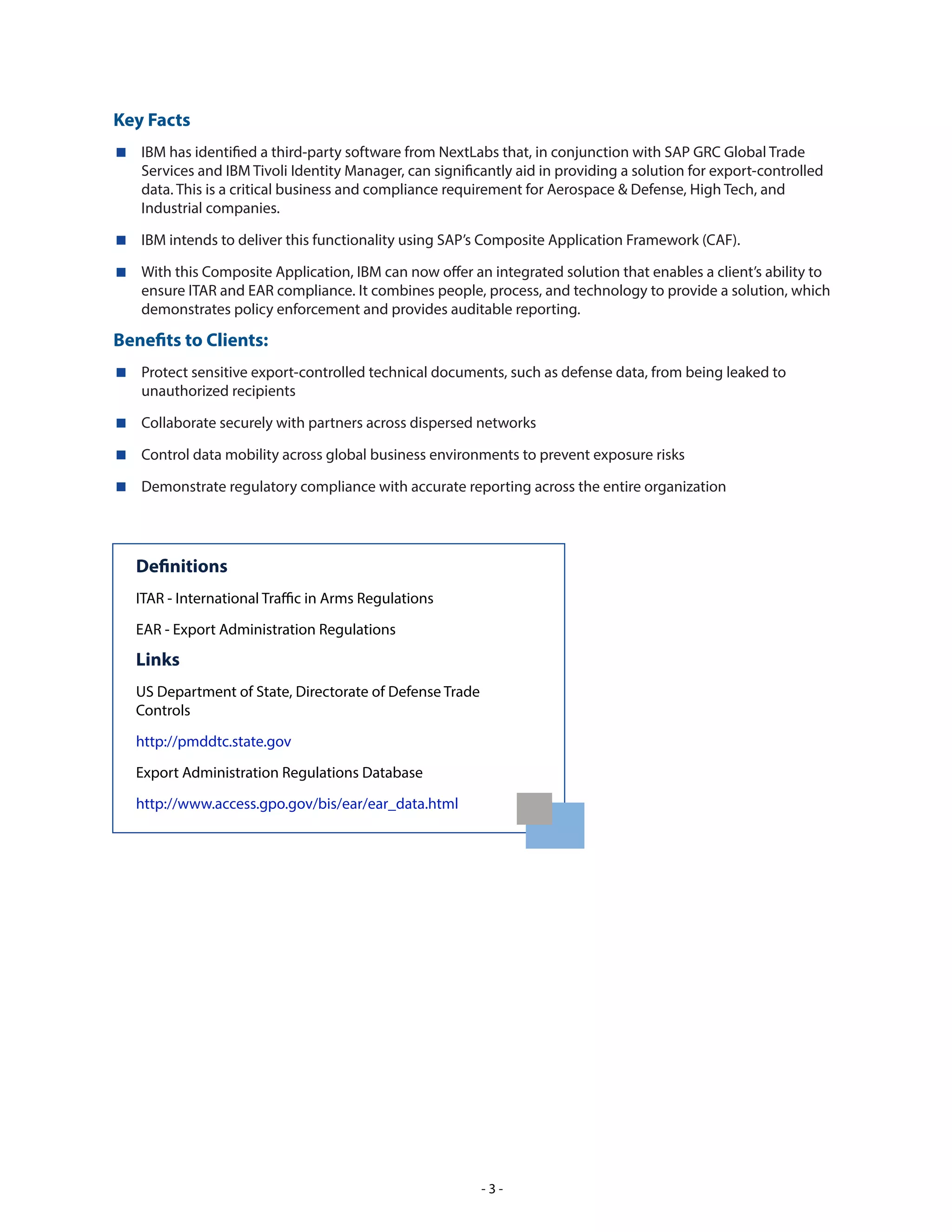 eGRC for Information Export Control | PDF