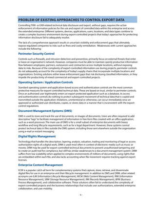 eGRC for Information Export Control | PDF