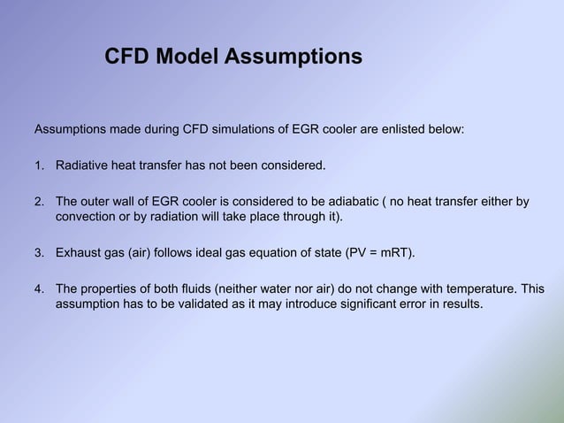 EGR Cooler (Shell and Tube Heat Exchanger) Design and Simulation ...