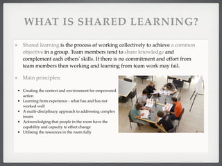 Shared Learning: From theory to practice | KEY