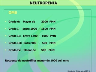 HCM - Egreso - Neutropenia | PPT