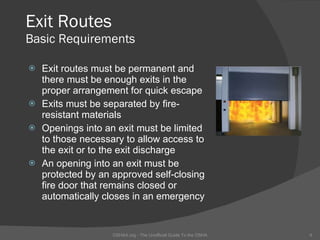 Fire Egress Training | PPT