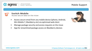 Egress Switch Introduction | PPTX
